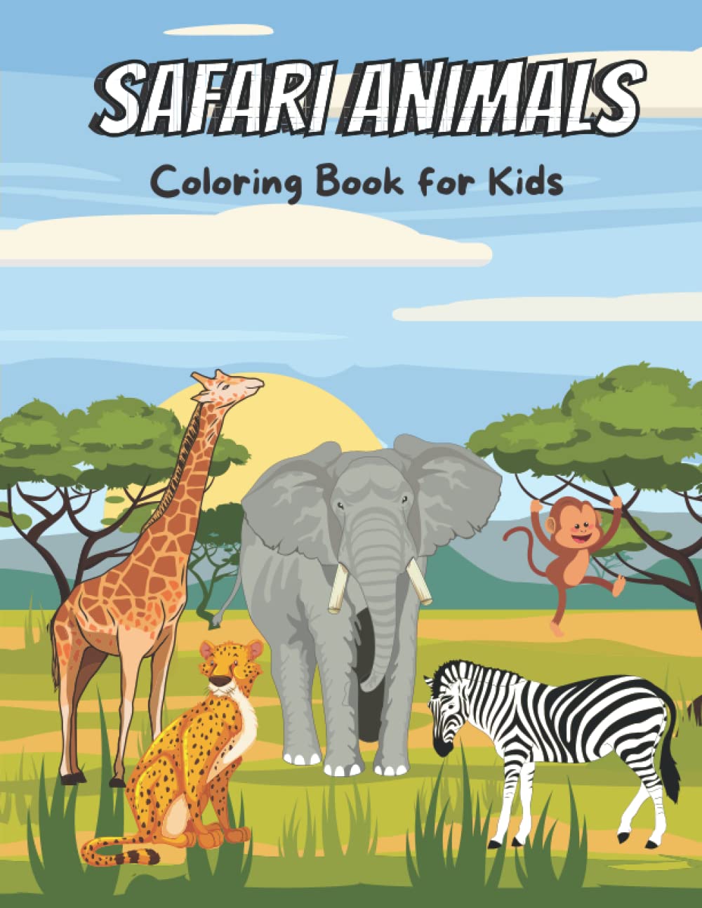 16 Spectacular Safari Coloring Books for Kids | TBH